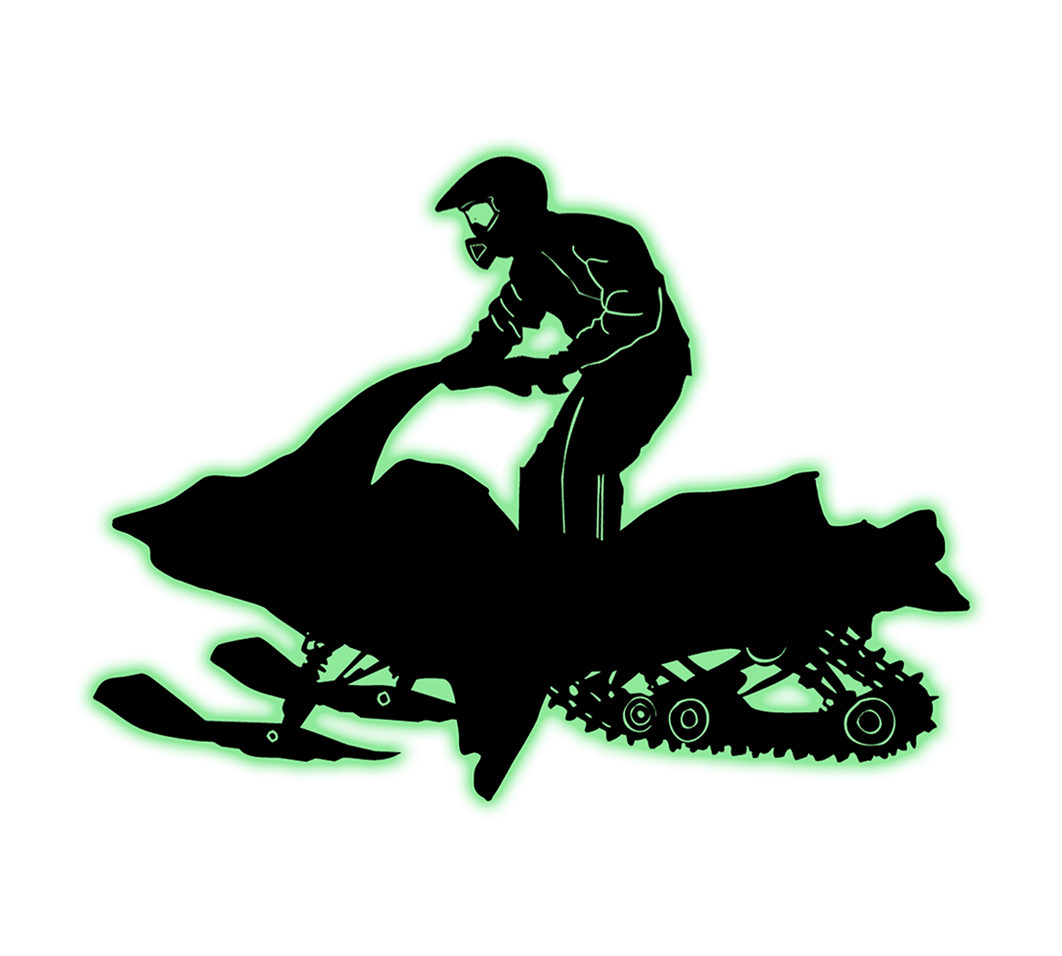 Snowmobile Sticker/Magnet | Upper Michigan | Yooper Winter | Snowmobil ...